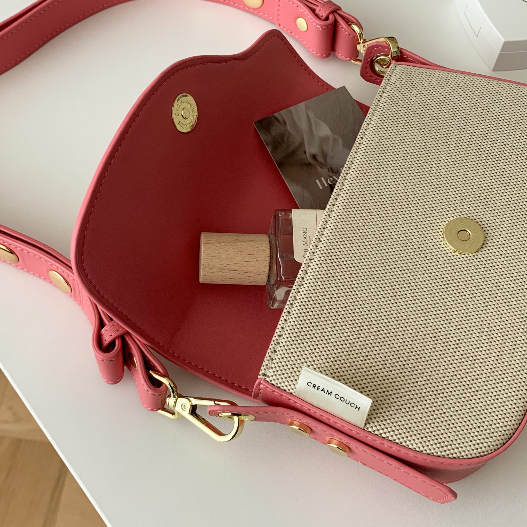 Double Knit Signature Mini – Cream Couch