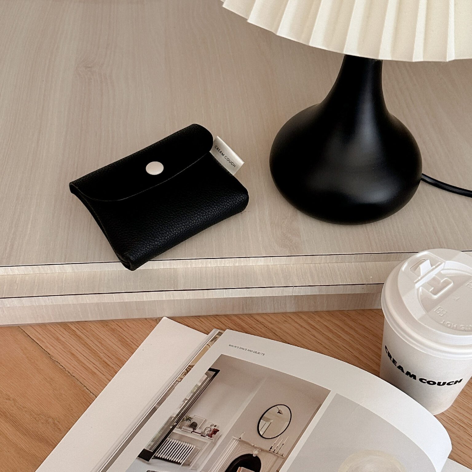 Signature Mini Pouch – Cream Couch