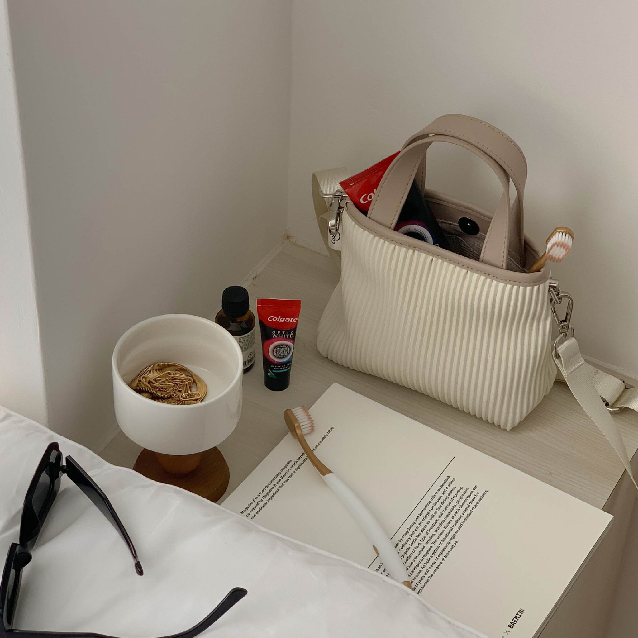 New Tote Mini – Cream Couch x Colgate Collaboration Collection – Cream ...